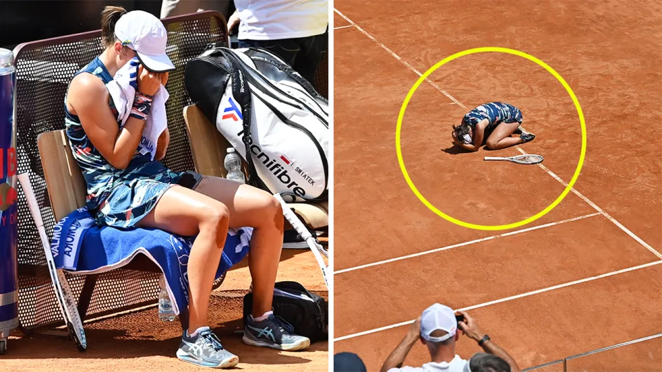 ‘Told me not to cry’: Iga Swiatek’s shock act after historic moment ...