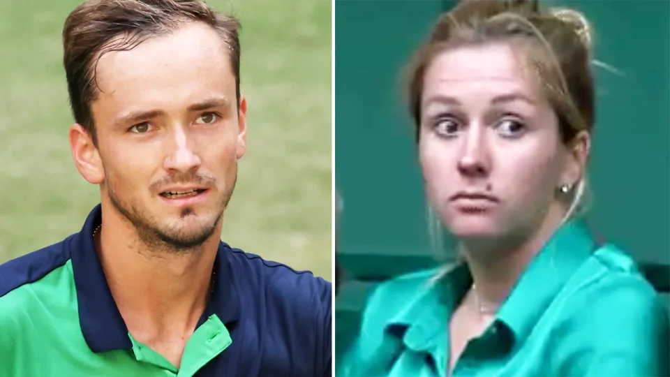 Daniil Medvedev’s wife goes viral after ‘insane’ moment stuns tennis ...