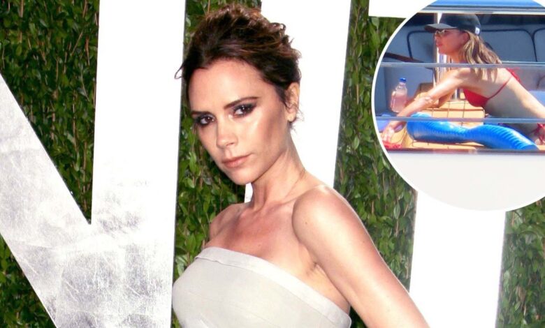 Victoria Beckham Looks So Posh in Bikinis! See the Fashion Designer’s ...