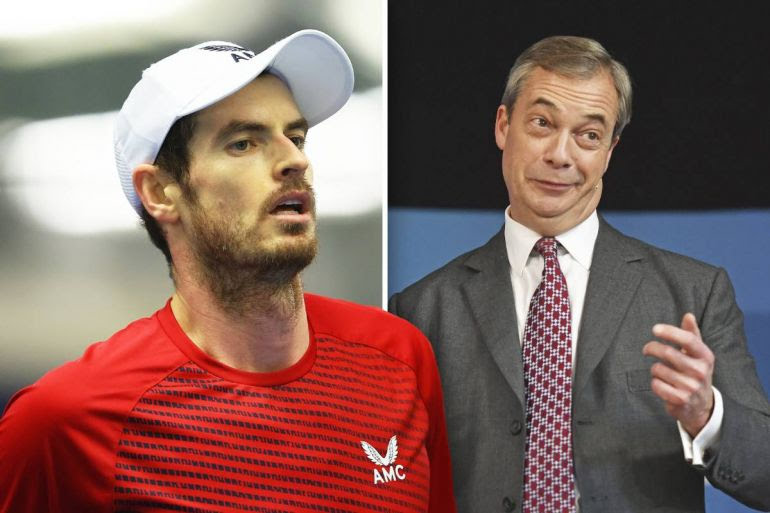 Andy Murray clashes with polarising politician Nigel Farage – My Blog