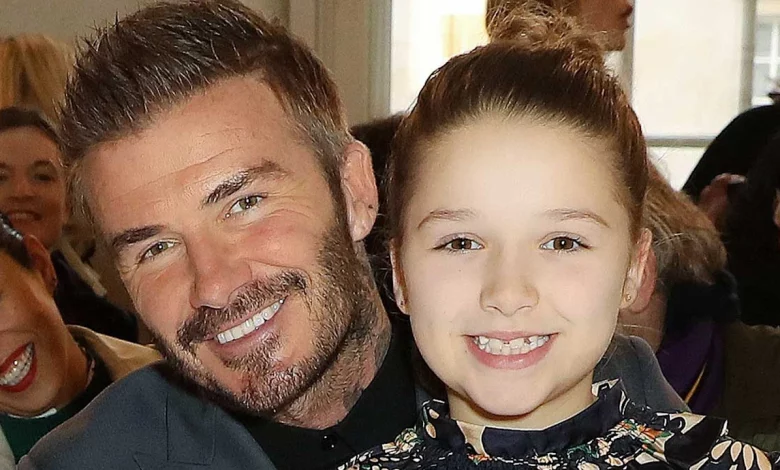 Breakfast with the Beckhams! David Beckham teaches Harper new skill in ...